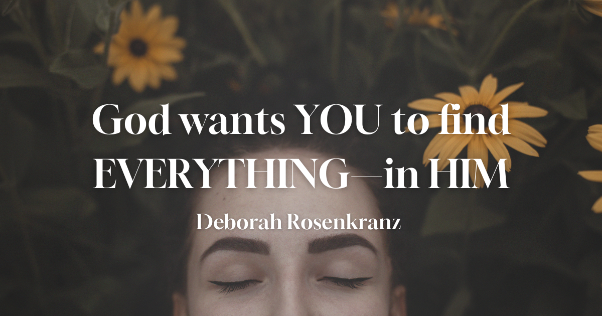 “What are you finding WITHIN YOURSELF?” - Jesus.net