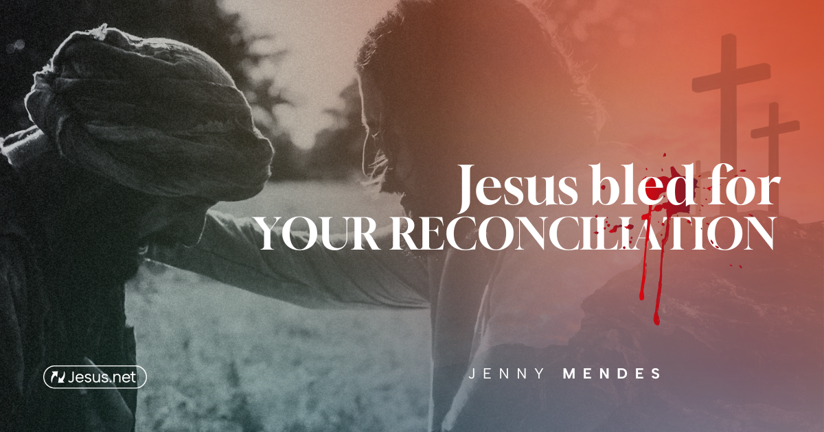 Jesus bled for your reconciliation - in.Jesus.net