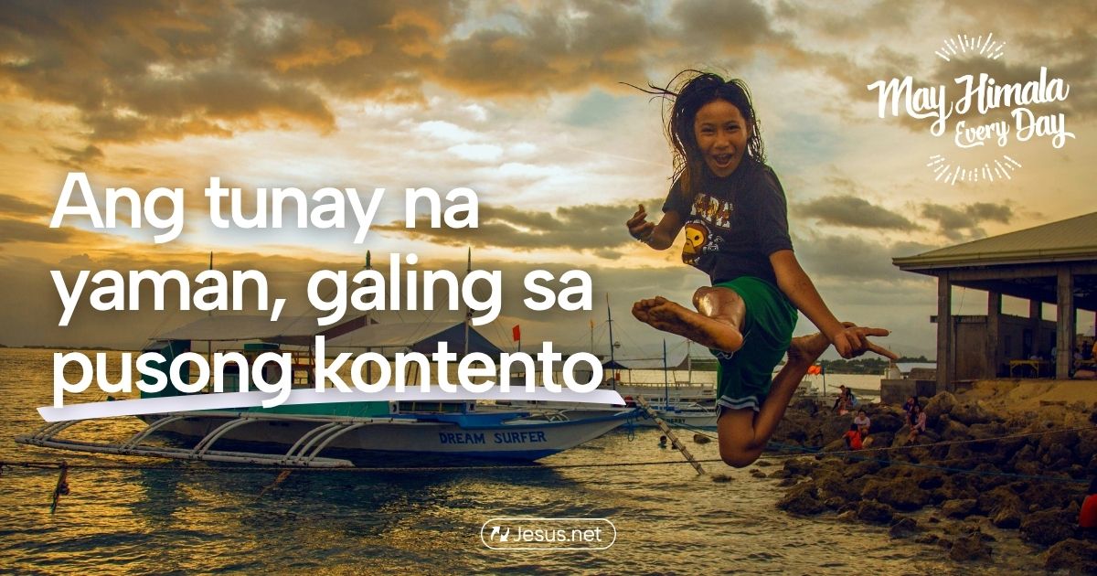 Simpleng buhay + kontentong puso = tunay na success - ph.Jesus.net